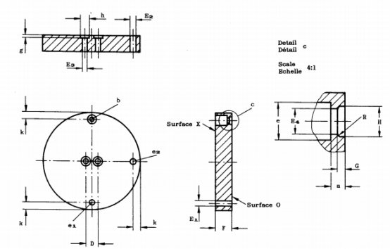 Stainless Steel Lamp Cap Gauge , Go And Not Go Gauge CANS Approved