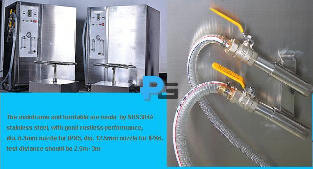 Waterproof IP Testing Equipment IPX5 IPX6 Jetproof Testing With Jet ...