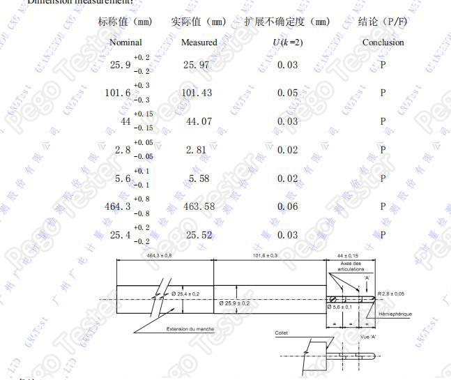Small Child Finger Probe Test IEC61032 Test Probe 18 / 19 Insulating ...