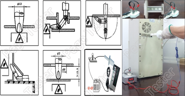 Jointed Test Finger Probe New Condition IEC60335-2-14 With Diameter 125 ...