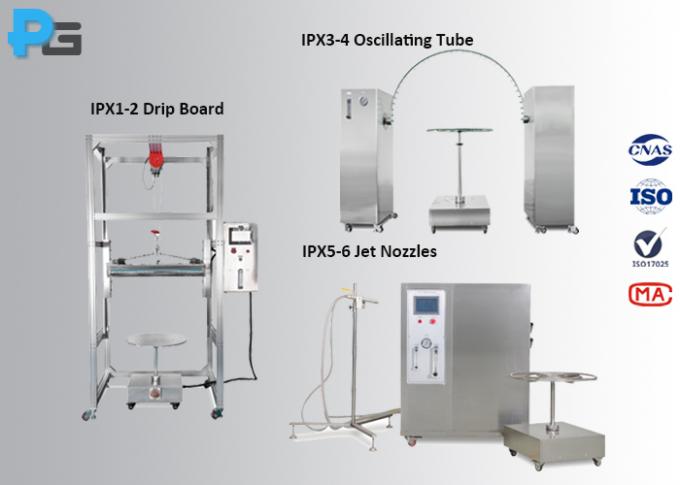 IP Ingress Protection Waterproof Test Equipment For IPX1 IPX2 IPX3 IPX4 ...