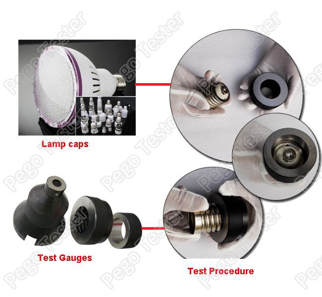 Lamp Cap Go And Not Go Gauge E40 E39 E12 GX53 IEC60061-3 With ...