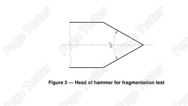 Tungsten Carbide Tip Fragmentation Test Hammer For Glass According To ...