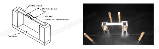 IEC60695-2-20 Hot Wire Ignition Test Apparatus , Fire Hazard Testing ...