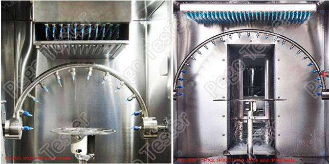 IPX1 IPX4 Waterproof Test Chamber SUS304 IEC60598 IEC60529