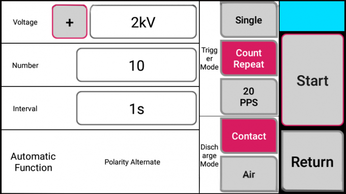 30KV ESD Simulator for IEC61000-4-2 Testing