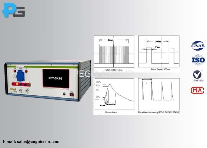 0~5KV EMC Test Equipment , Electrical Fast Transient Test Burst ...