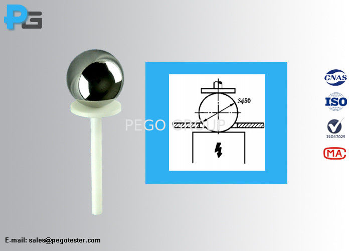 50mm Steel Sphere Ingress Protection Test Equipment Test Probe A For ...