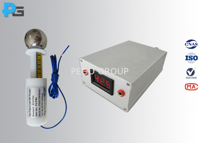 45V Electrical Indicator Finger Probe Test IEC 60529 IP1X CNAS ...