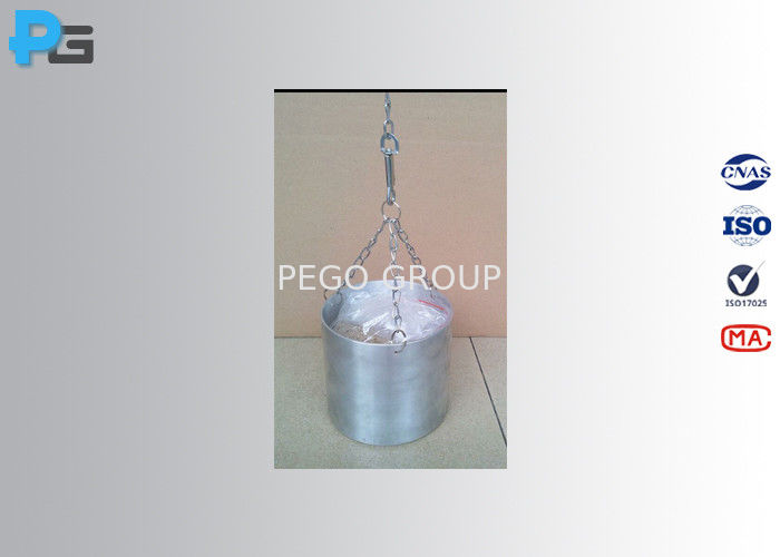 1.8KG Standard Impact Test Vessel IEC60335-2-6 Clause 21.102 With Flat ...