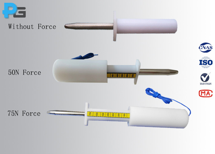 IEC61032 Rigid Finger Test Probe 11 Customized Insulating Material With ...