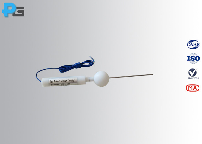 IEC60529 IP3X Test Rod (Φ2.5 rod-length 100) IP Testing Equipment 0~3N ...