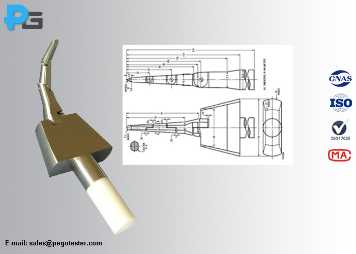 UL507 PA100A Articulate Test Finger Probe Third - Lab Certificate For ...