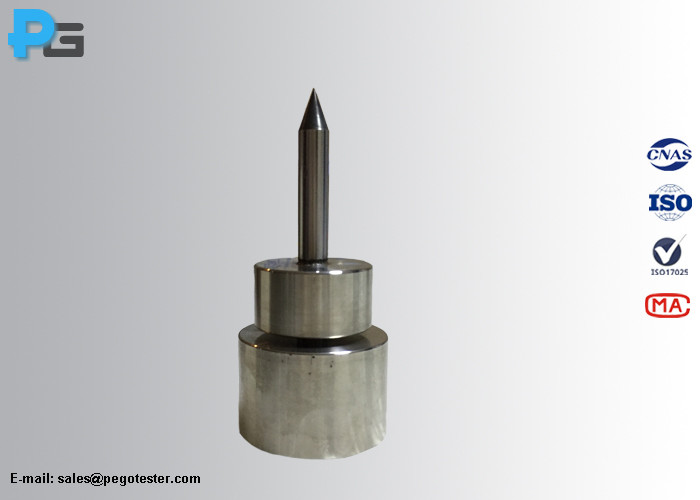 Hardened Steel Test Pin with Tip Radius R0.25 30N Force Conforms To ...