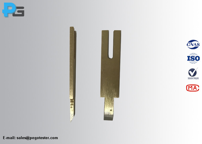 IEC60112 Figure B1 Platinum Electrode 1 Pair / 99.9% Purity With Brass ...